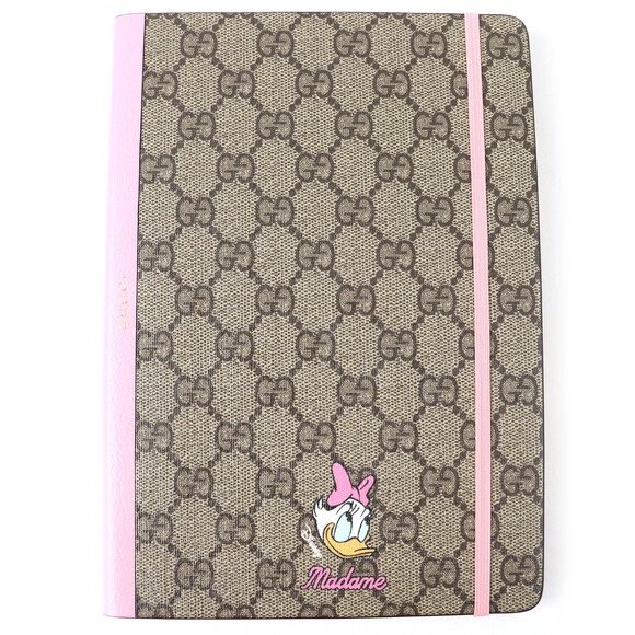 Gucci | Other | Gucci X Disney Gg Supreme Daisy Notebook Paper ...